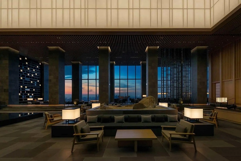 Lighting Lobby Aman Resort Hotel Tokyo - Luminapedia - Media for Light